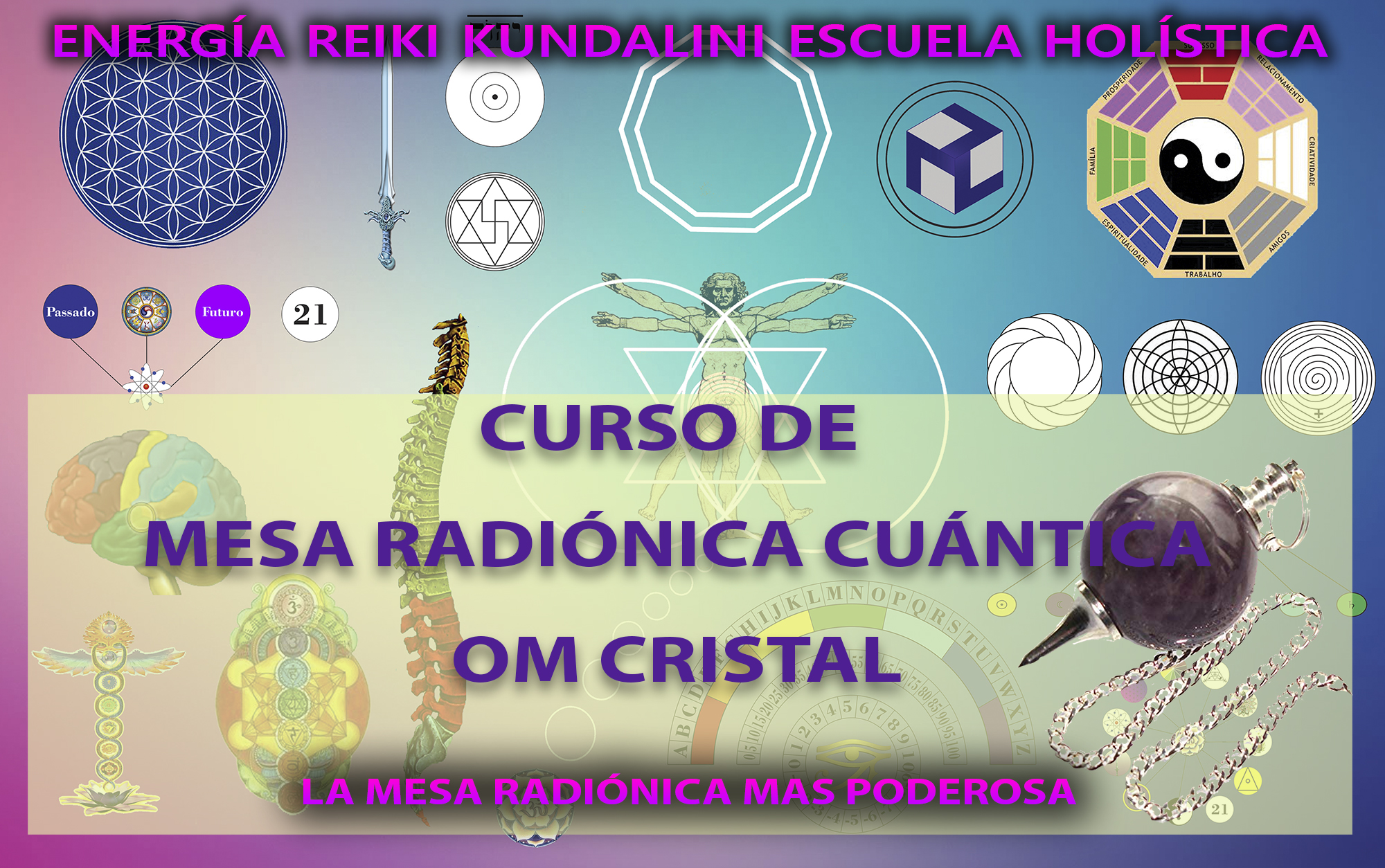 Mesa Radiónica Cuántica OM Cristal